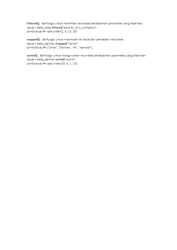 Recordset Operations | TiLabs